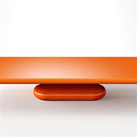 Premium Vector Orange Color Table Gradient Vector White Background Isola