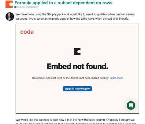 Formula Applied To A Subset Dependent On Rows Coda Maker Community