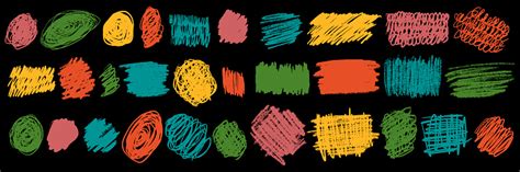 낙서가 설정되었습니다 손으로 그린 화려한 연필 곱슬 선 마커 그리기 구불구불한 선 획 벡터 컬렉션 페인트 브러시 스케치 스크롤