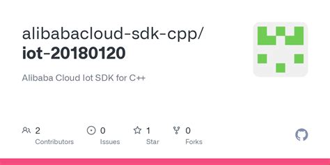 Github Alibabacloud Sdk Cpp Iot Alibaba Cloud Iot Sdk For C