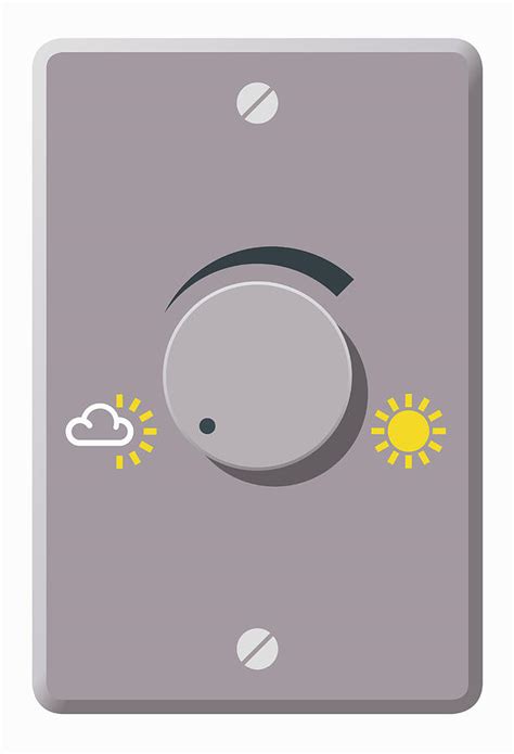 Close Up Of Thermostat Dial Photograph By Ikon Images