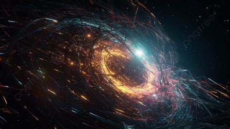 Three Dimensional Line Light Effect Background Light Effect Abstract