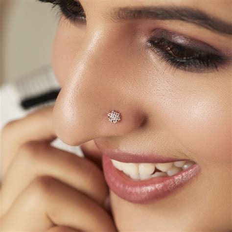 Buy Classic Diamond Nose Pin Online Caratlane