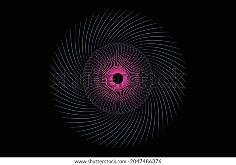Geometric Circular Pattern Design Element Abstract Stock Vector Royalty Free 2047486376