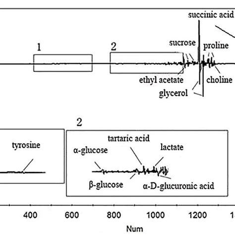 A Pls Da Score Plot Chart From 1 H Nmr Spectra Of 2010 And 2011 Vintage