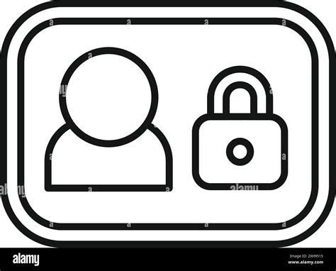 Secure Login System Protecting User Profile With Padlock Icon Symbolizing Online Security And