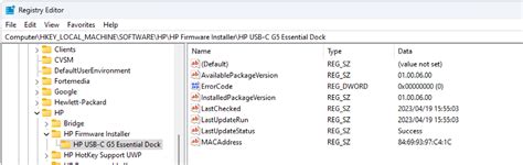 Hp Dock Registry And Inventory With Configmgr Garytown Configmgr Blog