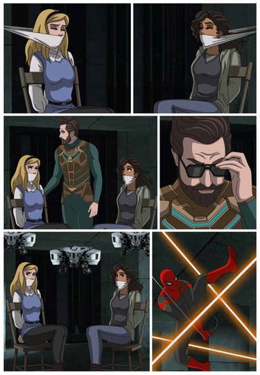 Redhead Bound And Gagged By Cloverspiesfan On Deviantart
