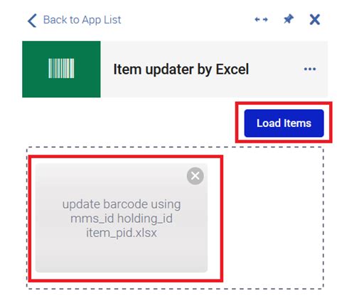 How To Use The Item Updater By Excel Cloud App To Update The Item