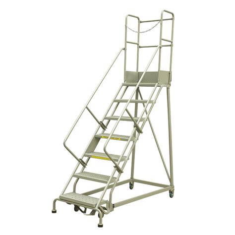 Rlc354 산업용 강철 롤링 사다리 사다리 자재 취급 및 리프팅 장비