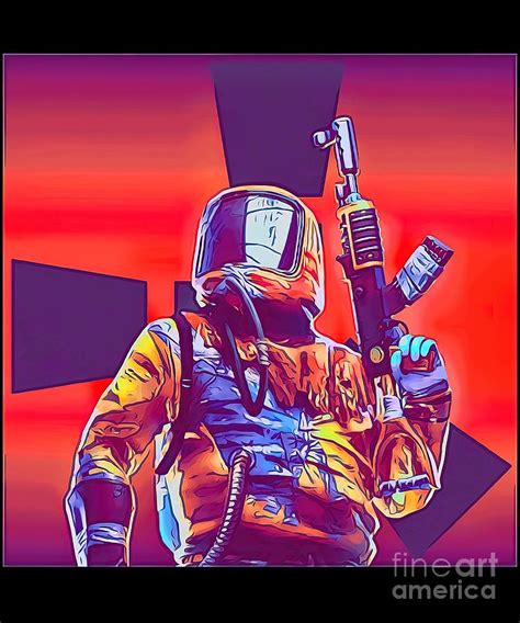 Rust Game Hazmat Suit Painting By Taylor Shaw Pixels