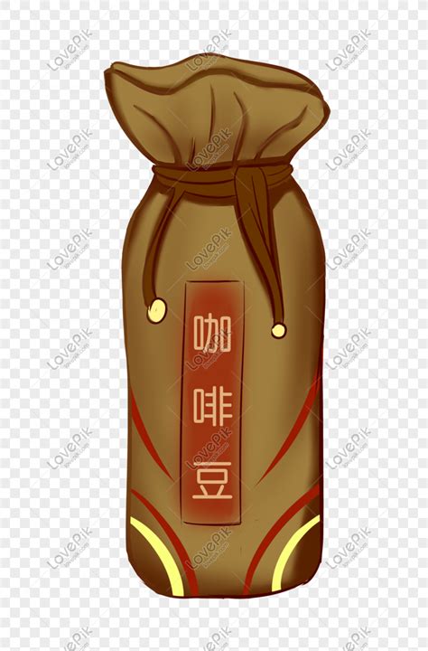 갈색 커피 콩 가방 그림 Png 일러스트 무료 다운로드 Lovepik