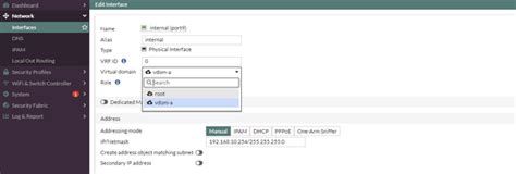 Technical Tip Moving An Interface From One Vdom T Fortinet Community