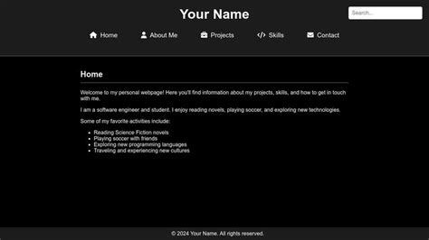 hassam personal webpage