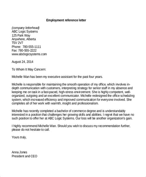 FREE 7 Sample Reference Letter Formats In MS Word PDF