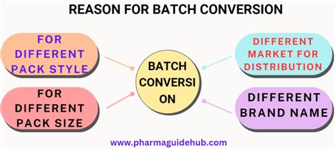 BATCH CONVERSION IN PHARMACEUTICAL PharmaGuideHub