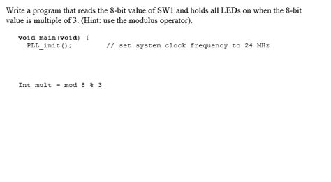 Using Arduino Solve The Following Code