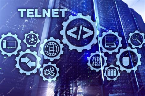 Premium Photo Teletype Network Protocol Telnet Virtual Terminal Client Internet And Network