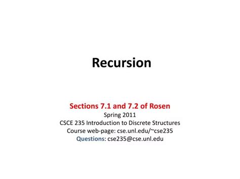 Ppt Recursion Powerpoint Presentation Free Download Id5879618