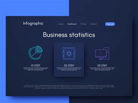 Matrix Structure Dimensions Template Infographic Vector Image