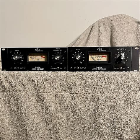 Universal Audio La 3a Reissue Audio Leveler Stereo Pair 2000s Reverb