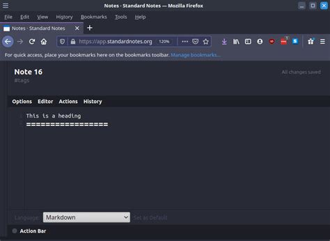 markdown syntax is broken in the vim editor extension r standardnotes