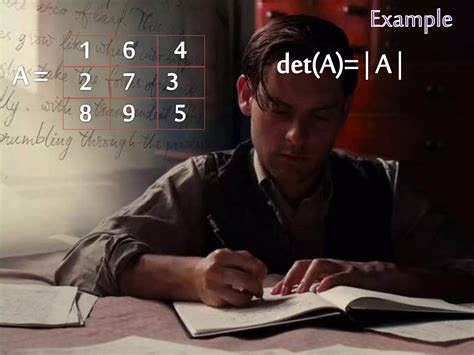 Determinant Of Matrix Pptx