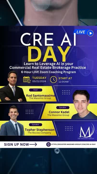 Join Our 6 Hour Workshop On Creaiday The Massimo Group Posted On The Topic Linkedin