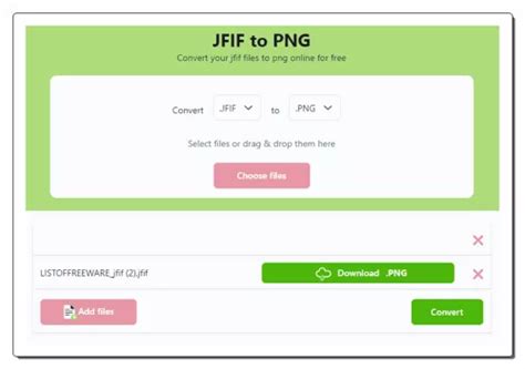 Best Free Online JFIF To PNG Converter Websites