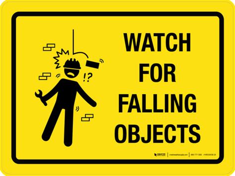 Watch For Falling Objects Landscape Wall Sign