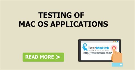Testing Of Mac OS Applications TestMatick