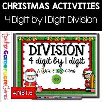 Dividing 4 Digit By 1 Digit Numbers Powerpoint Game By Teacher Gameroom