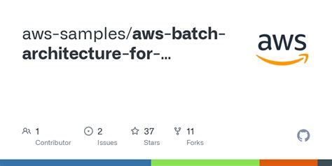 Github Aws Samplesaws Batch Architecture For Alphafold