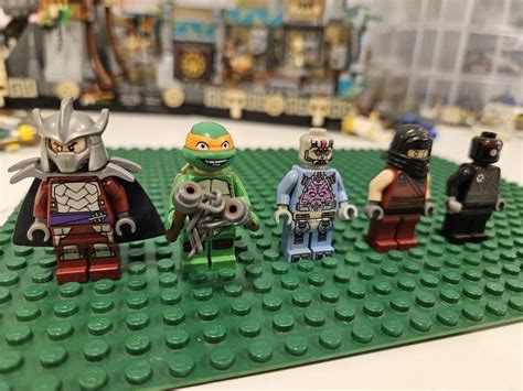 Lego Tmnt Ninja Turtles Minifigures Lot Shredder Michelangelo Kraang Hobbies And Toys Toys