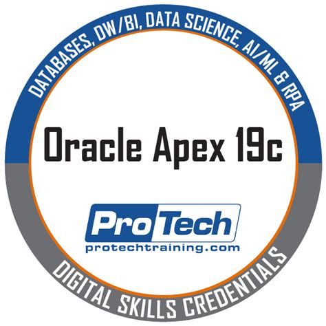 oracle apex 19c credly