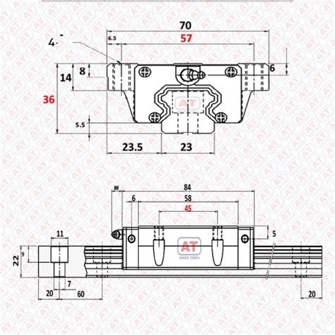 Ghw 25 Cc Hgw 25cc Hgw Series Linear Guide Blocks Cnc Linear