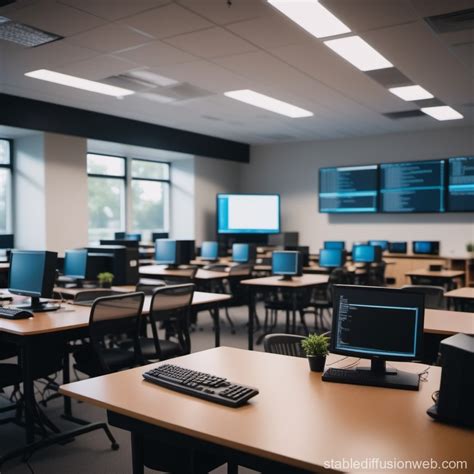 High School Computer Science Classroom Engaged Students Stable High School Computer Science Classroom Engaged Students Stable