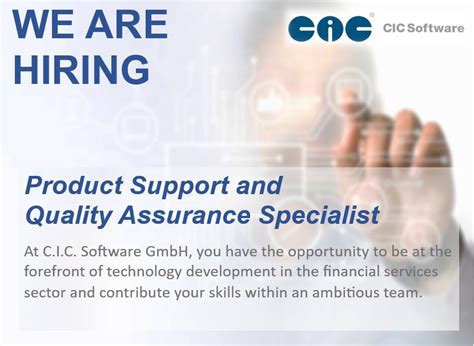 Cic Software Gmbh On Linkedin It Openposition Career Joinourteam Cic Software Gmbh On Linkedin It Openposition Career Joinourteam