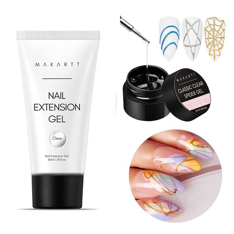 Makartt Builder Nail Gel 15ml 5 In 1 Multifunctional Clear