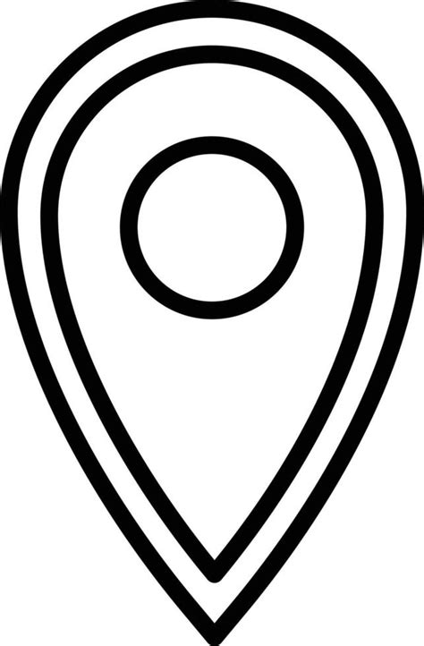 Pin Line Icon 10594436 Vector Art At Vecteezy