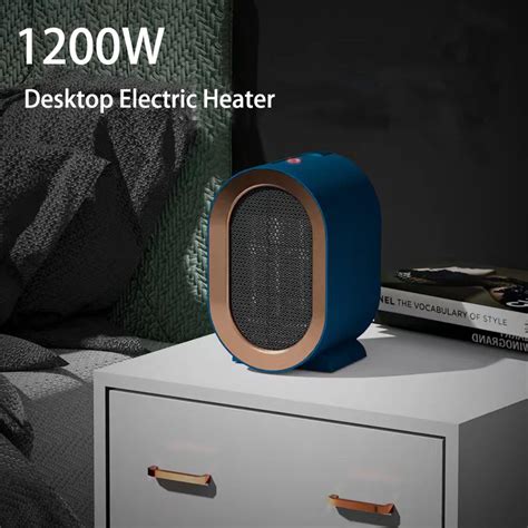 샤오미 휴대용 전기 히터 미니 데스크탑 팬 히터 Ptc 세라믹 난방 따뜻한 공기 송풍기 가정 사무실 워머 기계 1200w Aliexpress