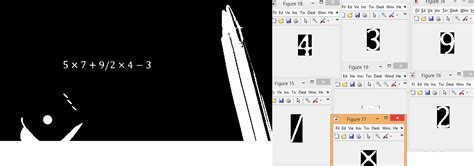 Number Recognition From A Binary Image In Matlab Stack Overflow
