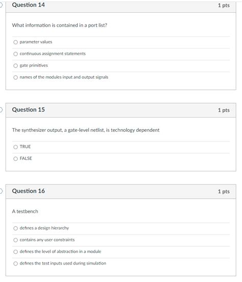 Solved What Information Is Contained In A Port List Chegg