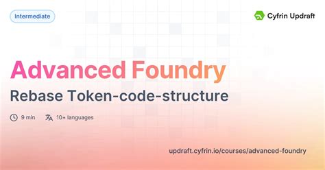 Video Cross Chain Rebase Token Rebase Token Code Structure Advanced Foundry