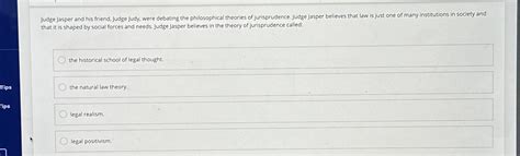 solved judge jasper and his friend judge judy were