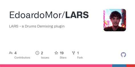 GitHub EdoardoMor LARS LARS A Drums Demixing Plugin