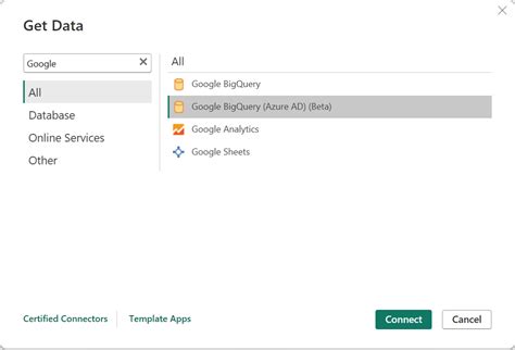 Google BigQuery Microsoft Entra ID Power Query Microsoft Learn