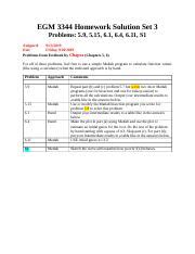 Solution To HW3 Docx EGM 3344 Homework Solution Set 3 Problems 5 9 5 15 6 1 6 4 6 11 S1