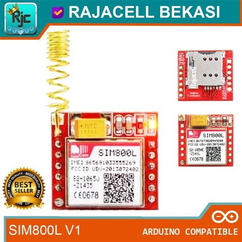 Jual SIM800L GSM GPRS Module For Arduino GSM GPRS Serial Modem Shield
