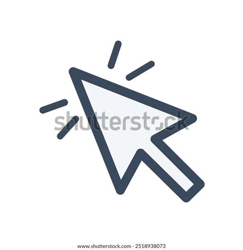 Click Arrow Icon Cursor Arrow Icon Stock Vector Royalty Free
